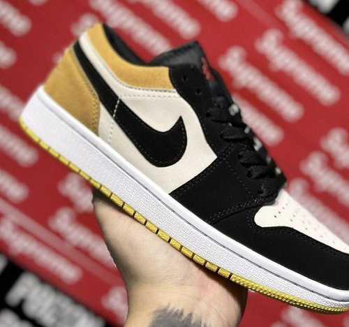 Nike air jordan 1 low низкие желтые