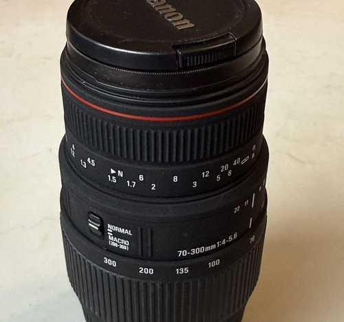 Объектив Sigma 70-300 для Canon