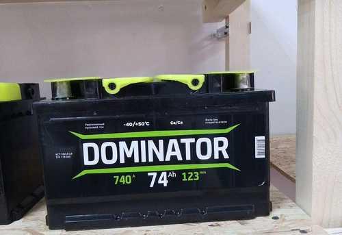 Аккумулятор dominator 74 прямая полярность