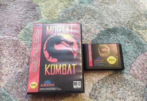 Mortal Kombat игра sega genesis лицензия оригинал
