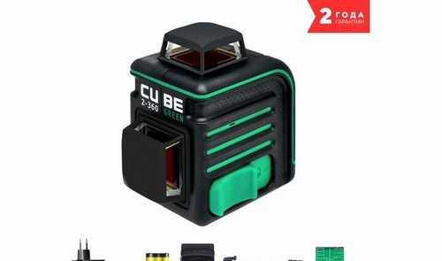 Лазерный уровень ADA Cube 2-360 Green Professional
