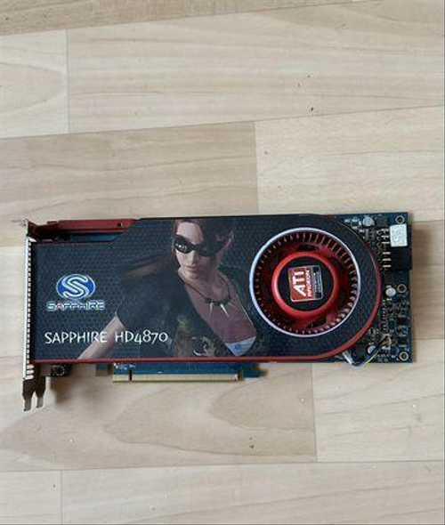 Видеокарта sapphire hd4870