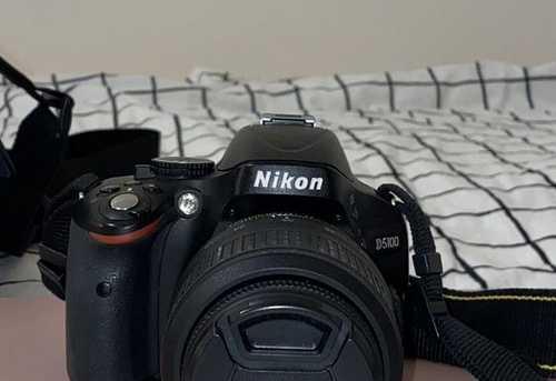 Зеркальный фотоаппарат Nikon d5100 + 18-55