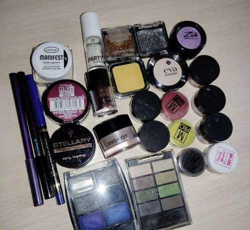 Тени, пигменты Inglot, Mac