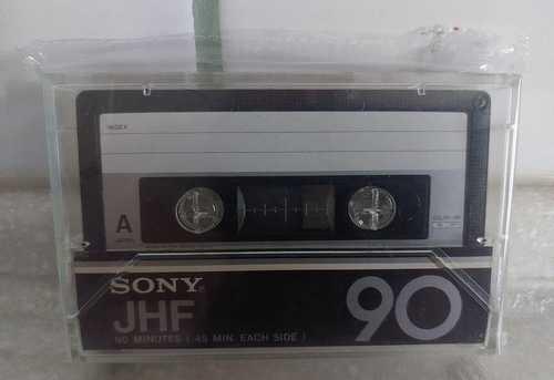 Аудиокассета Sony JHF с записю, 90мин
