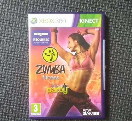 Zumba fitnes диск Xbox 360 игра