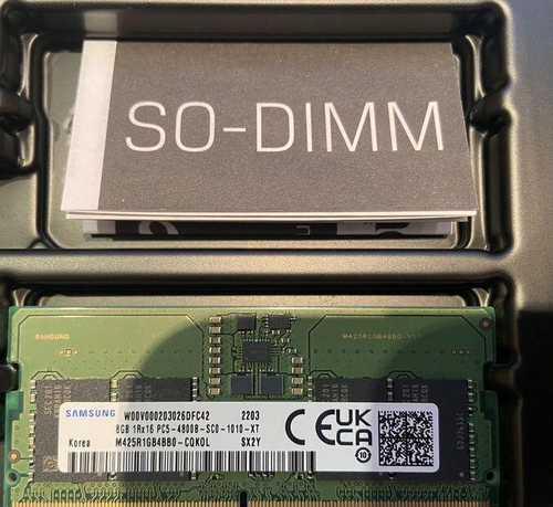 Оперативная память Samsung DDR5 4800 мгц sodimm