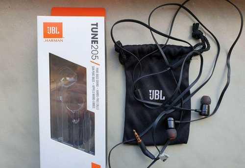 Проводные наушники jbl205