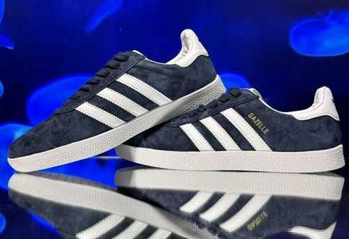 Кроссовки adidas Gazelle темно синий/белый