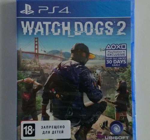 Watch Dogs 2 (новый) PS4