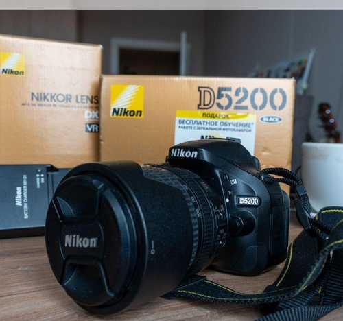 Nikon D5200 kit 18-105mm f/3.5-5.6G AF-S ED DX VR