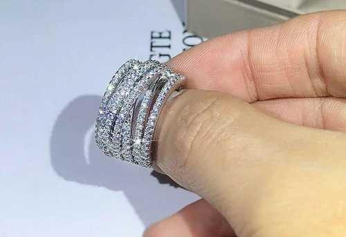 Кольцо с бриллиантами Тифани 925