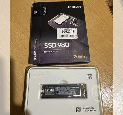 Ssd Samsung 980 512gb как новый