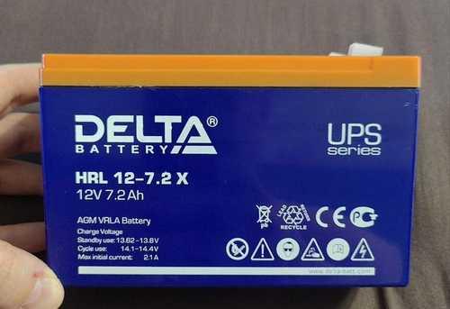 Аккум. батарея для ибп delta HRL 12-7.2 X 12В