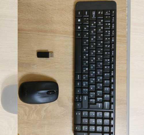 Беспроводные Клавиатура мышь Logitech MK220