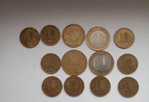 Коллекционные монеты из 90-х