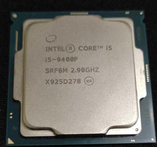 Процессор Intel core i5 9400f