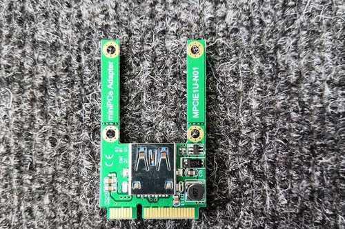 Адаптер Mini PCI-E в USB 2.0 mpci1u-n01 2 шт