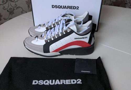 Dsquared2 кожаные кроссовки Италия оригинал р. 41