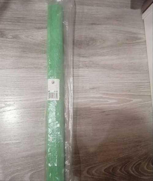 Крепированная зелёная бумага плотность 180гр