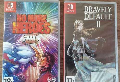 Игры Nintendo Switch No More Heroes 3, Bravely Def