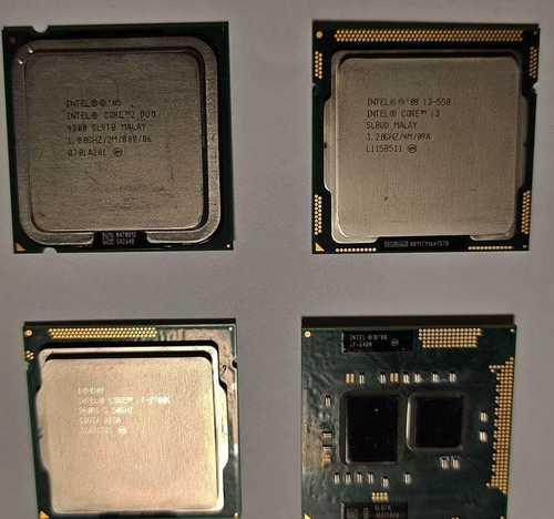 Процессоры intel core 2, i3, i7