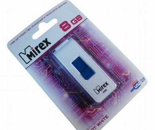 USB флешка 4GB Mirex Shot White