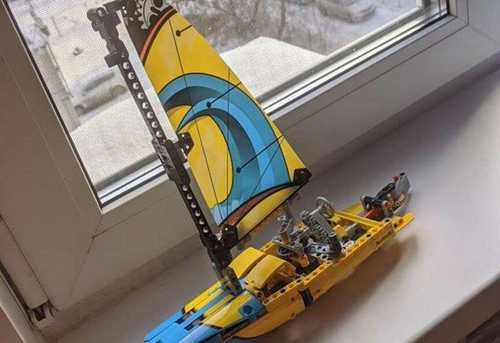 Яхта racing yacht lego technic (оригинал)