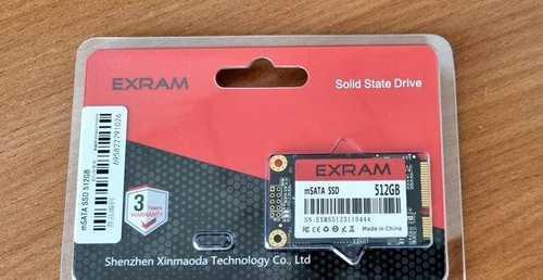 SSD mSata exram 512 GB 500 новый