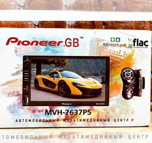 Магнитола 2 din Pioneer MVH-7637P5 с экраном