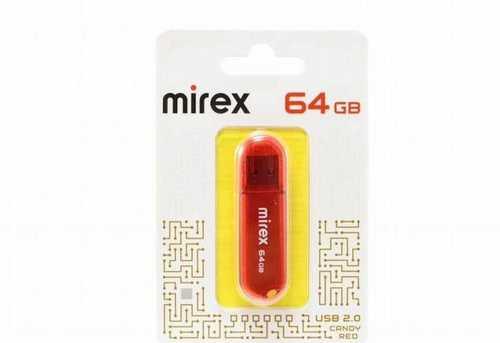 USB флешка Флешка 64 гб Mirex Candy Red