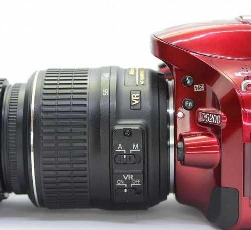 Nikon D5200 Kit 18-55mm VR Red