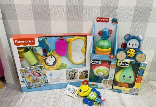 Игрушки fisher price, lamaze, chicco новые