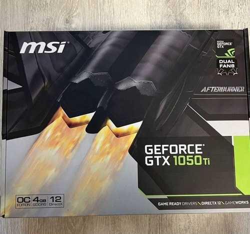 Видеокарта msi gtx 1050 ti 4gb