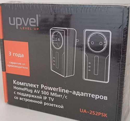 Комплект plc адаптеров upvel qpla-200v.2P rev.2