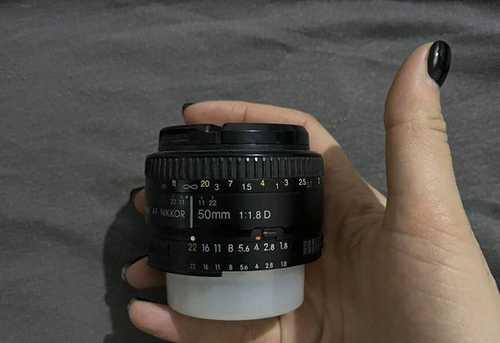 Объектив Nikon 50 mm f/1.8 D