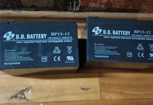 Аккумулятор BB Battery BP 12-12