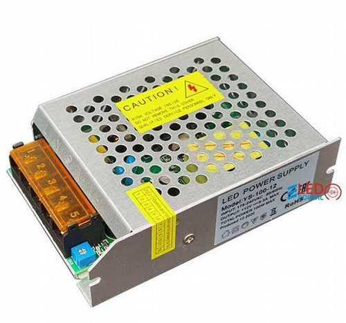 Блок питания YS100-12 IP20 8,3A 100Вт Leds Power