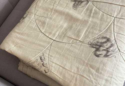 Двуспальное одеяло верблюжья шерсть