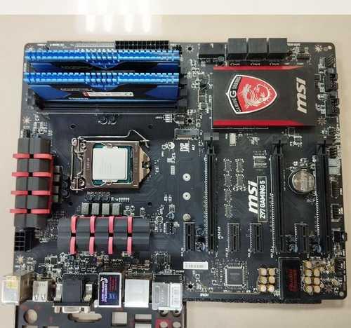 Плата, процессор i5-4670k, озу 8 Гб, LGA1150