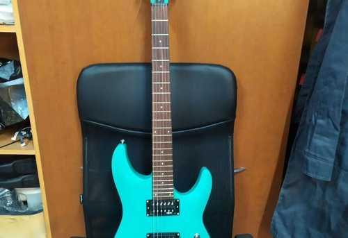 Schecter C-6 Deluxe SAQ Satin Aqua