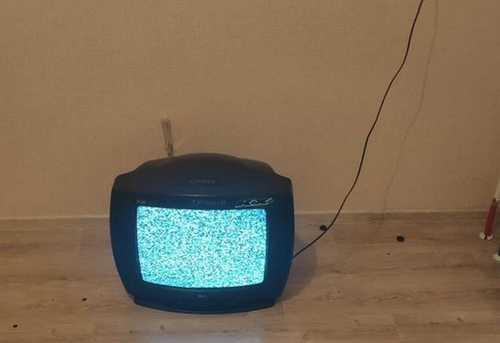 Телевизор ламповый бу