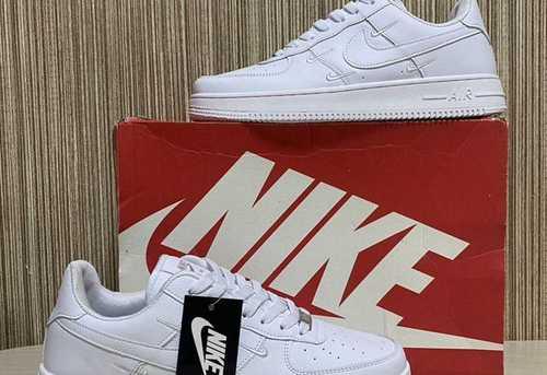 Кроссовки nike air force 1 белые