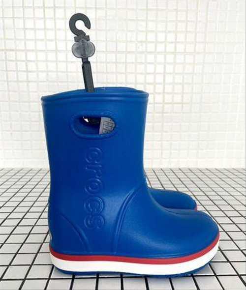 Резиновые сапоги Crocs Crocband Rain Boot