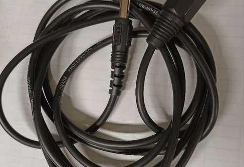 Шнур XLR m + Jack 6,3