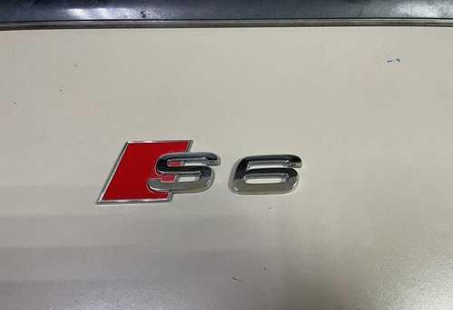 Шильдик S6 на крышку багажника Audi A6 S6