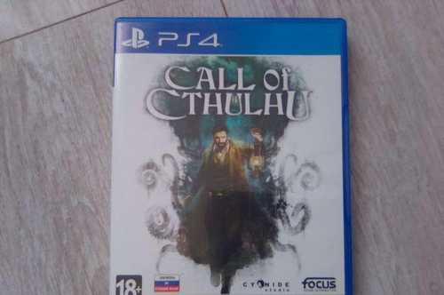 Игра ps4 Call of cthulhu