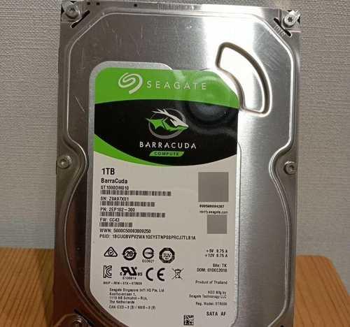 Жесткий диск Seagate Barracuda 1tb