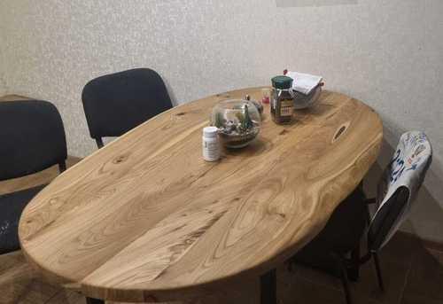 Кухонный стол овальный
