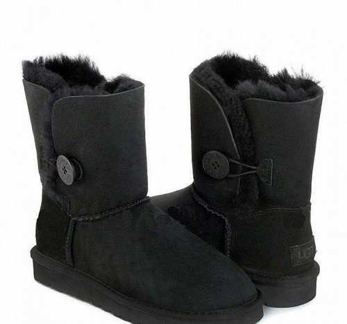 Угги UGG Bailey Button II Black